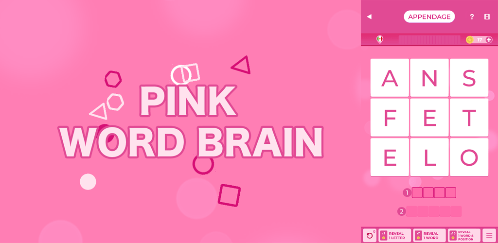 PINK WORD BRAIN – 01Games